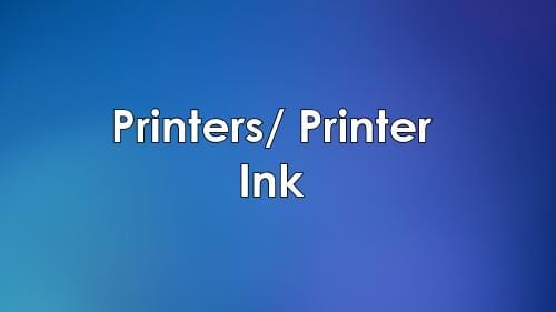 Printers / Printer Ink (Laser, LED, Solid Ink, Inkjet, Multifunction ...